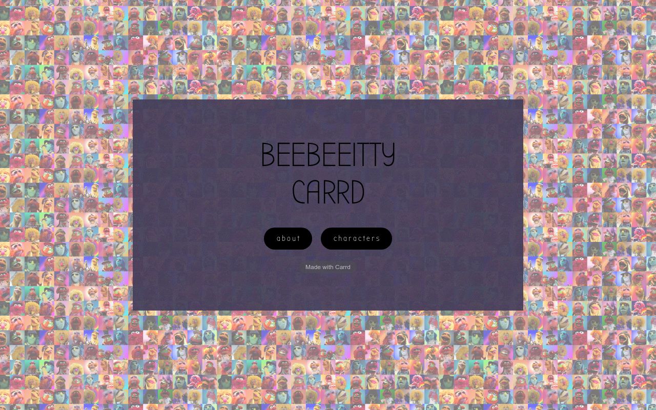 bee's card